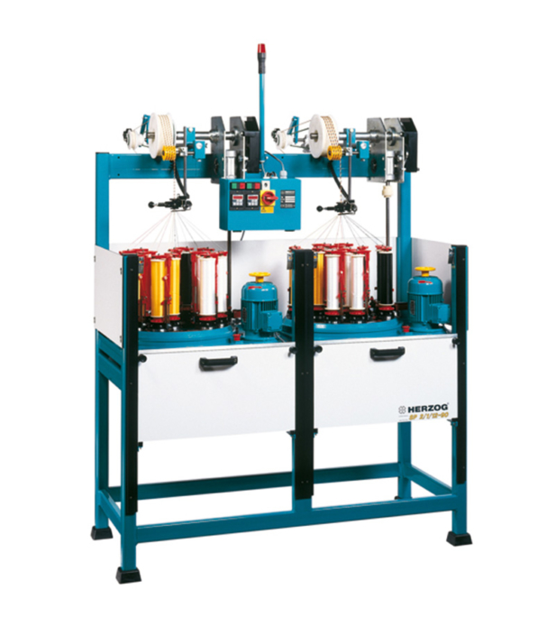 Textile braiding machines for round and flat braids | HERZOG