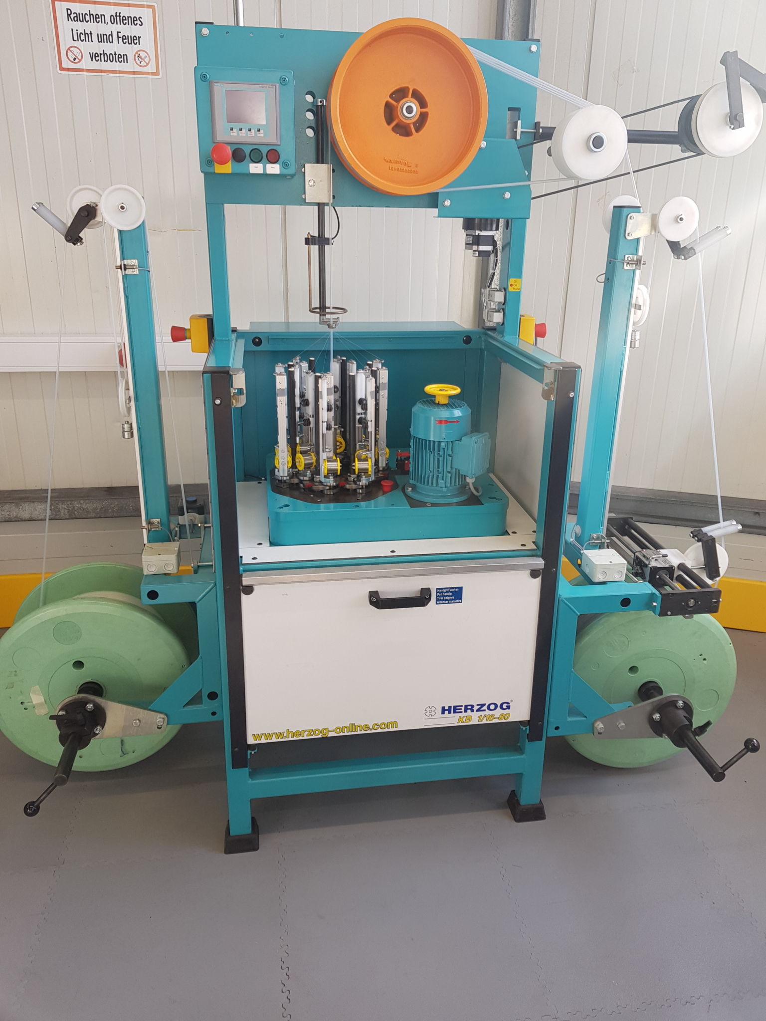 Machines available ex stock | Herzog Braiding Machines