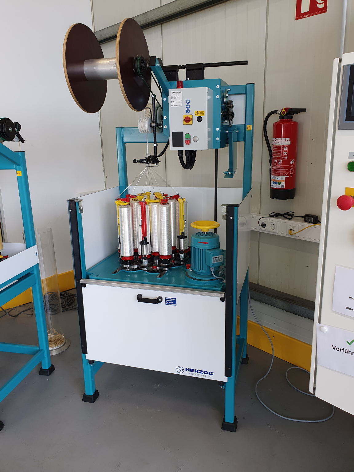 Machines available ex stock | Herzog Braiding Machines