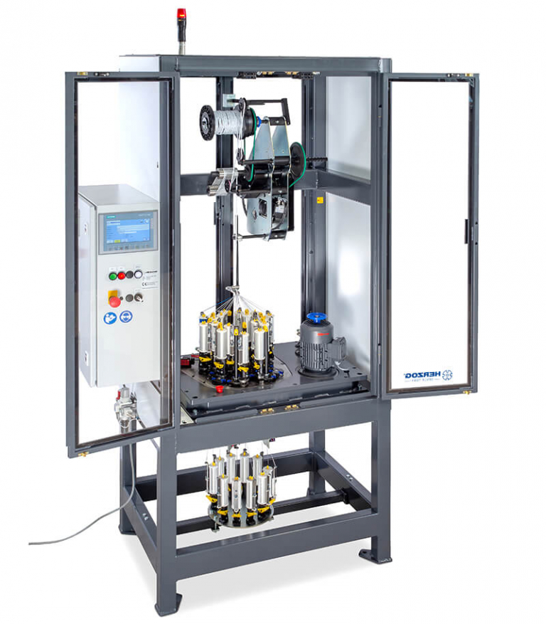 Textile braiding machines for round and flat braids | HERZOG
