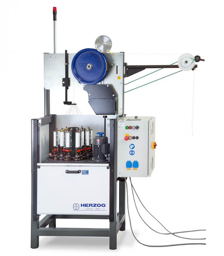 Textile braiding machines for round and flat braids | HERZOG