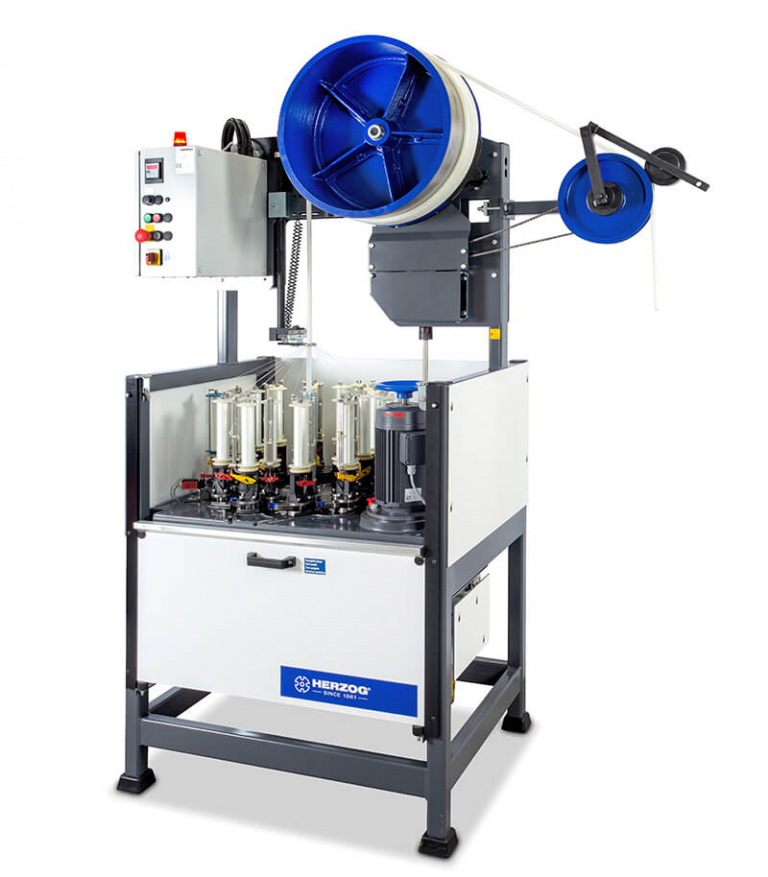 Textile braiding machines for round and flat braids | HERZOG