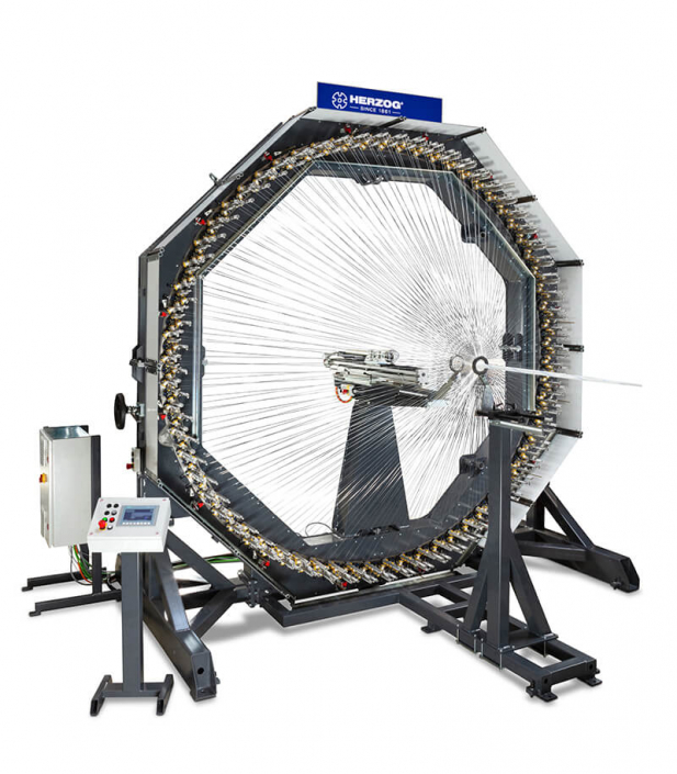Wire braiding machines for steel wire, copper wire etc. | HERZOG