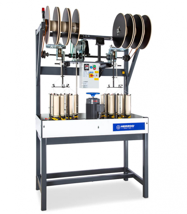 Textile braiding machines for round and flat braids | HERZOG