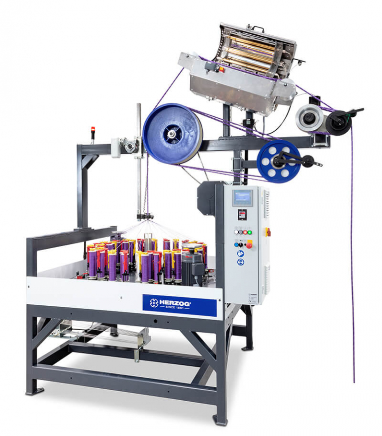 Rope braiding machines for high-tensile ropes | HERZOG