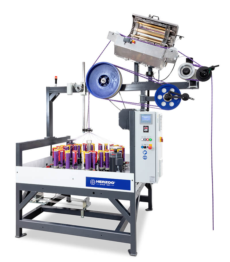 Rope braiding machines for high-tensile ropes | HERZOG