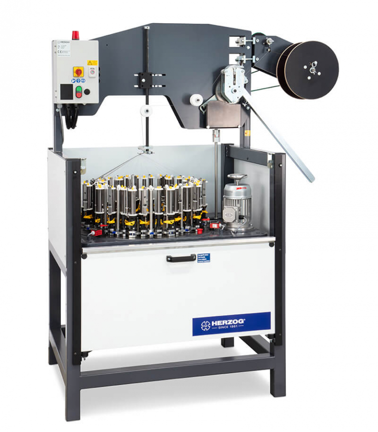 Textile braiding machines for round and flat braids | HERZOG