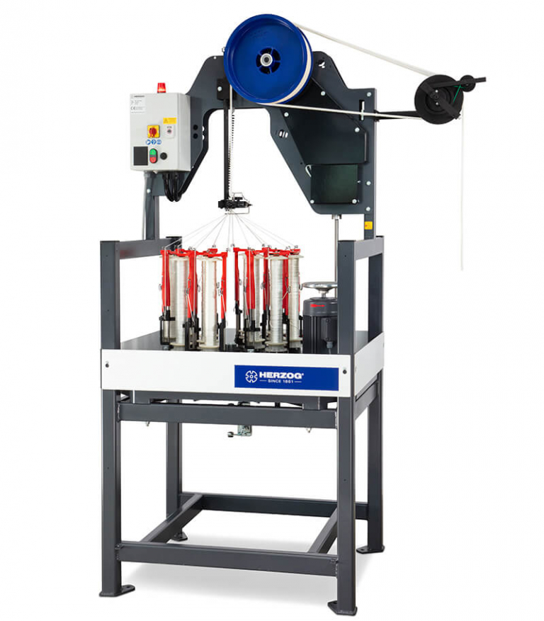 Textile braiding machines for round and flat braids | HERZOG