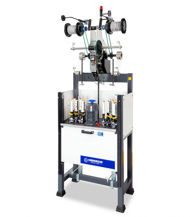 Textile braiding machines for round and flat braids | HERZOG
